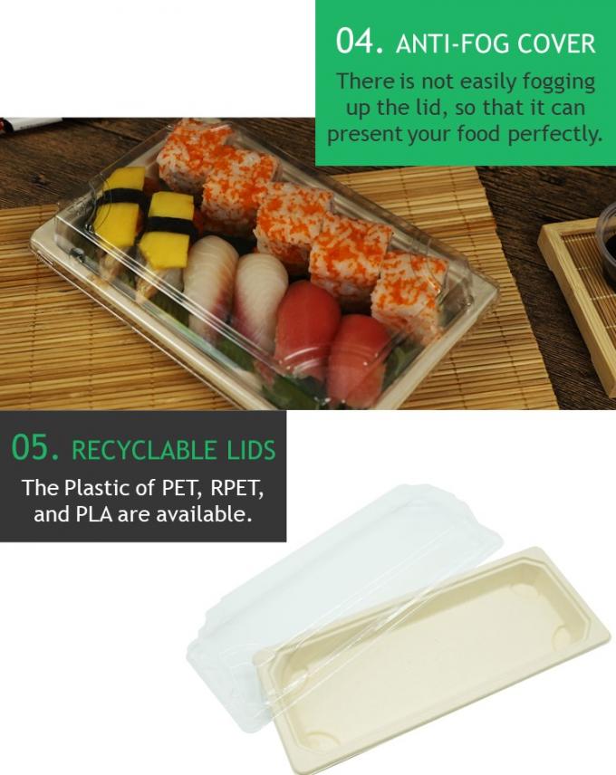Paper Sushi Takeaway Box Biodegradable Eco Friendly