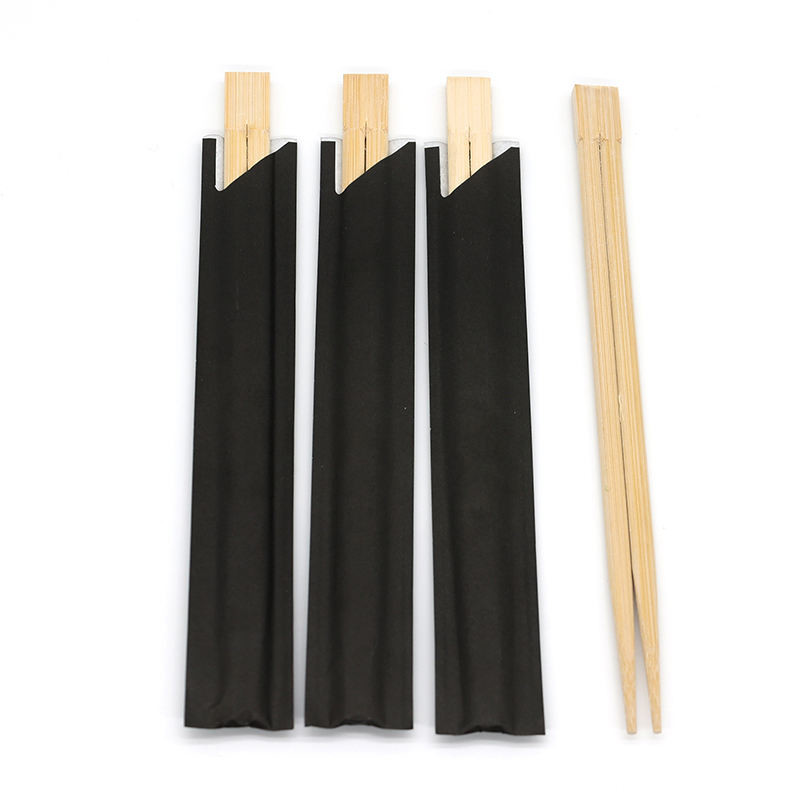 Natural Bamboo Disposable Chopsticks Custom Printed 23CM