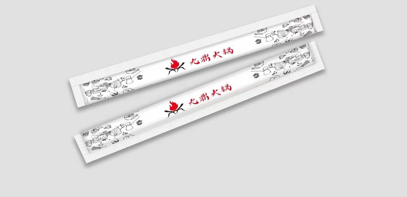 Half Paper Cover Twins Sushi Disposable Bamboo Chopsticks With ...