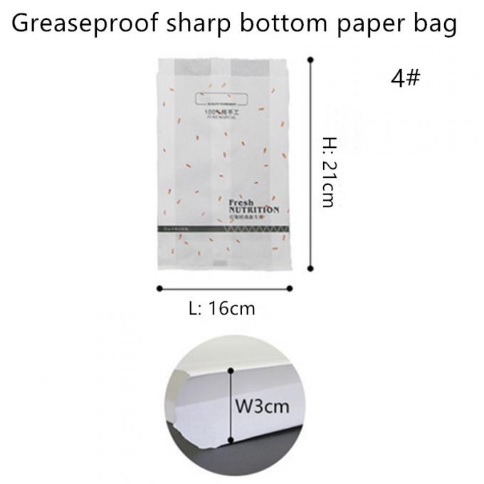 Disposable Biodegradable Greaseproof Takeaway SOS Paper Bag